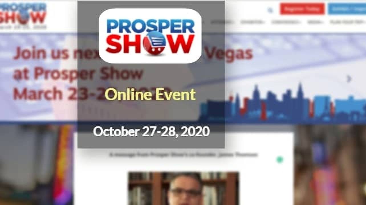 Prosper Show 2020, Online | AMZSummits.com